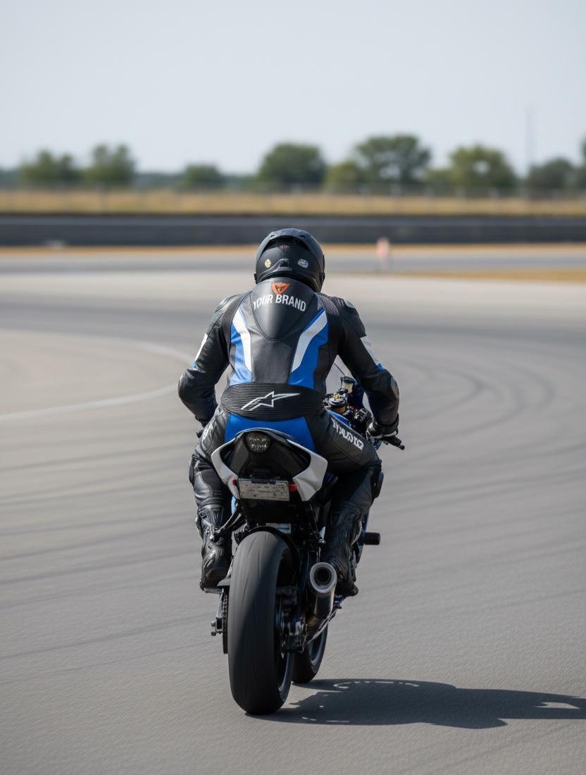 Custom Motorcycle Leather Racing Suit - Personalized Motorbike One ...