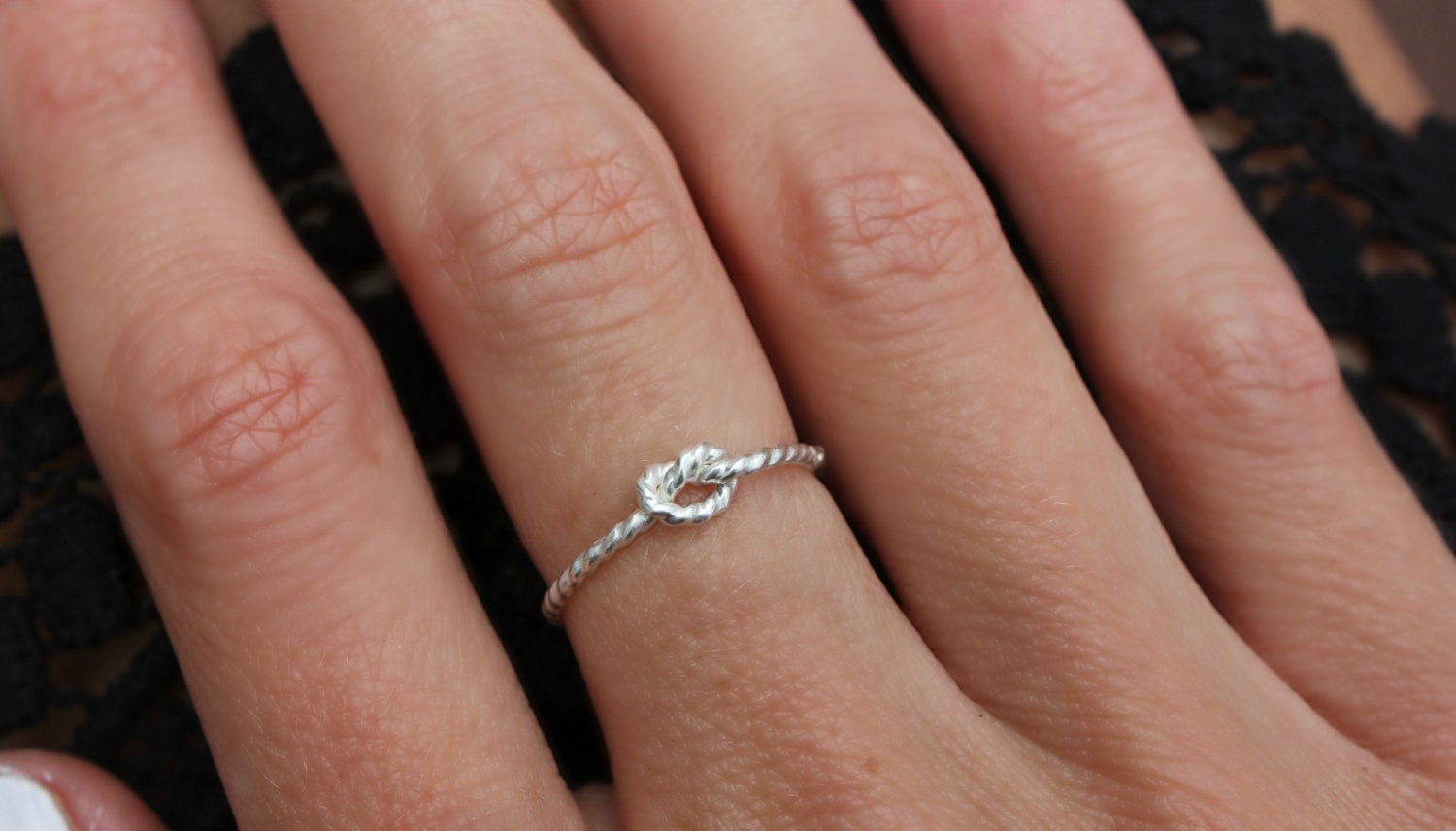 Promise Ring Knot Ring Infinity Ring Gold Ring Silver - Etsy