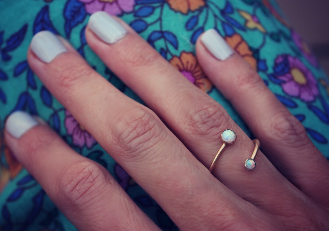 14k Gold Filled Ring, Opal and Gold Ring, 14k Gold Filled Gemstone Ring ...