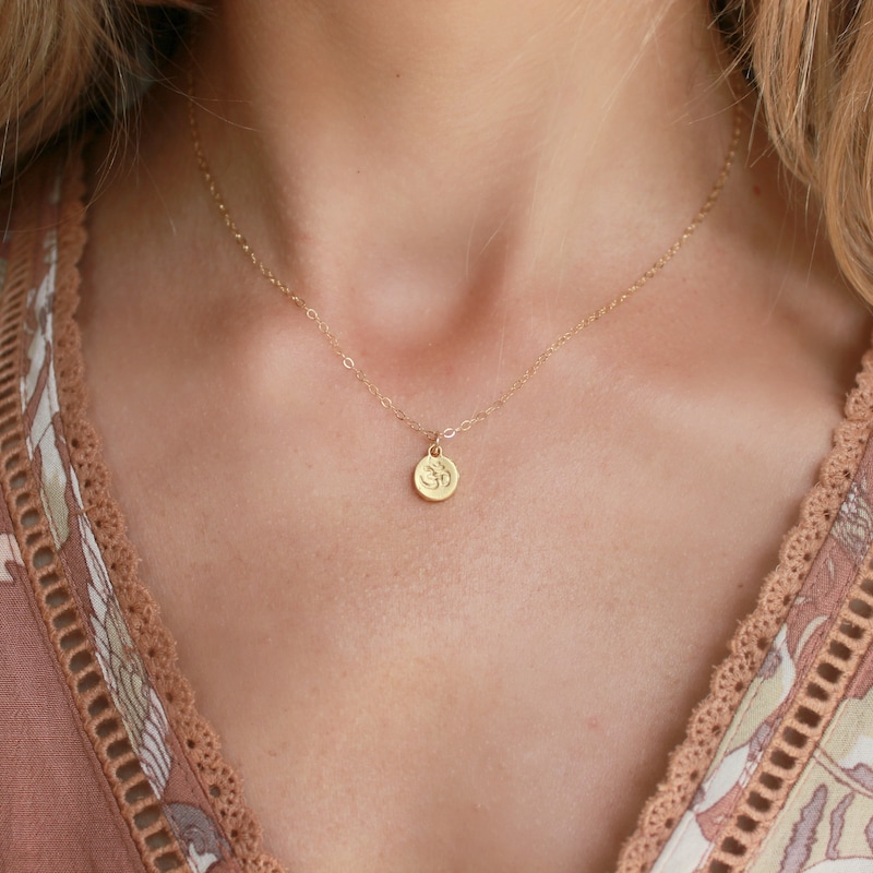 Simple Gold Necklace - Etsy