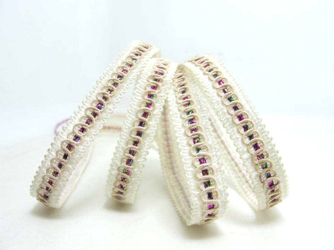 5 Yards Scallop Edge Gimp Trim, Scroll Braid Trim, Braided Trim ...