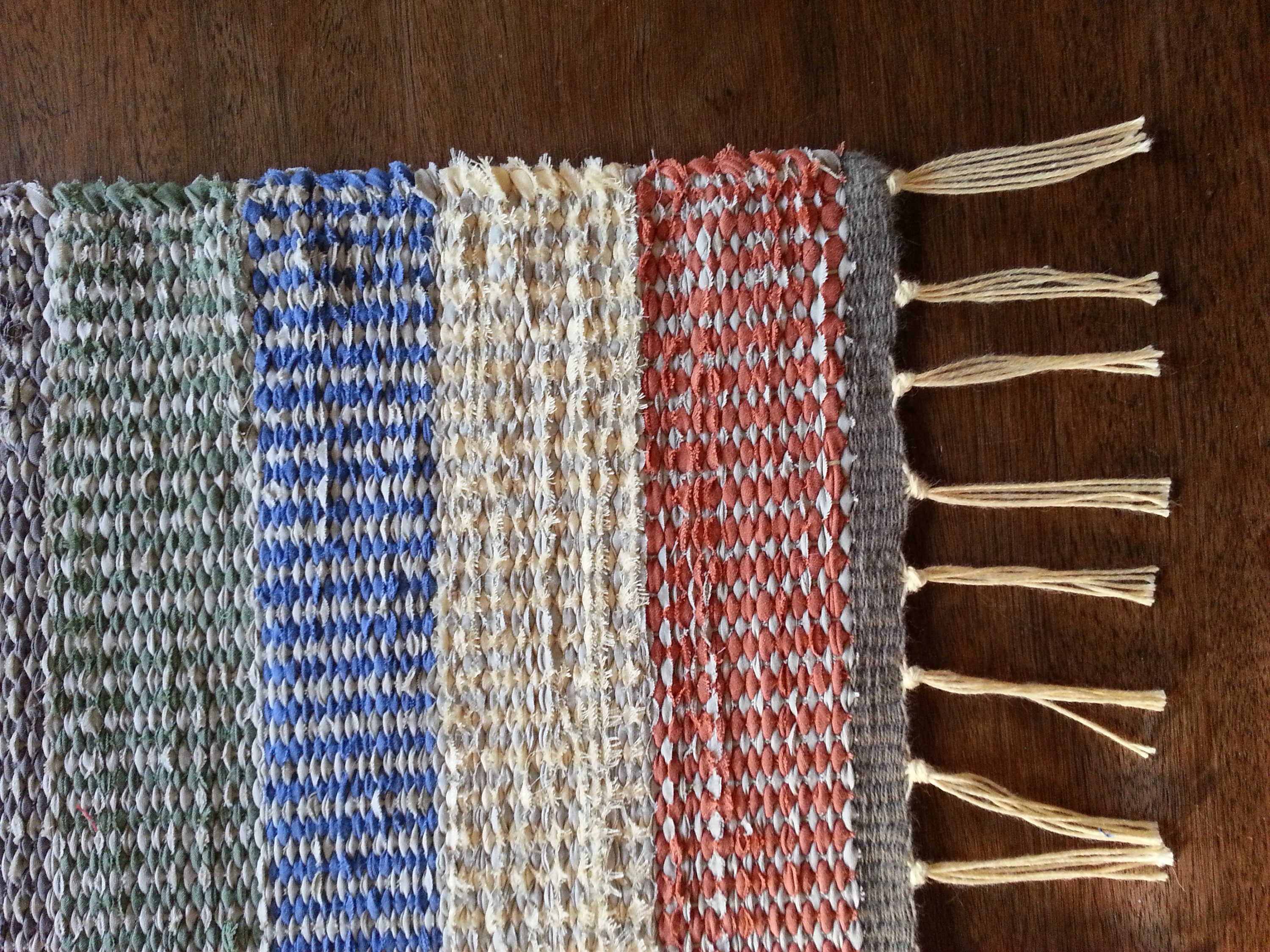 Made to Order - Hand Woven Rag Rug - Pick and Pick Pattern - Etsy