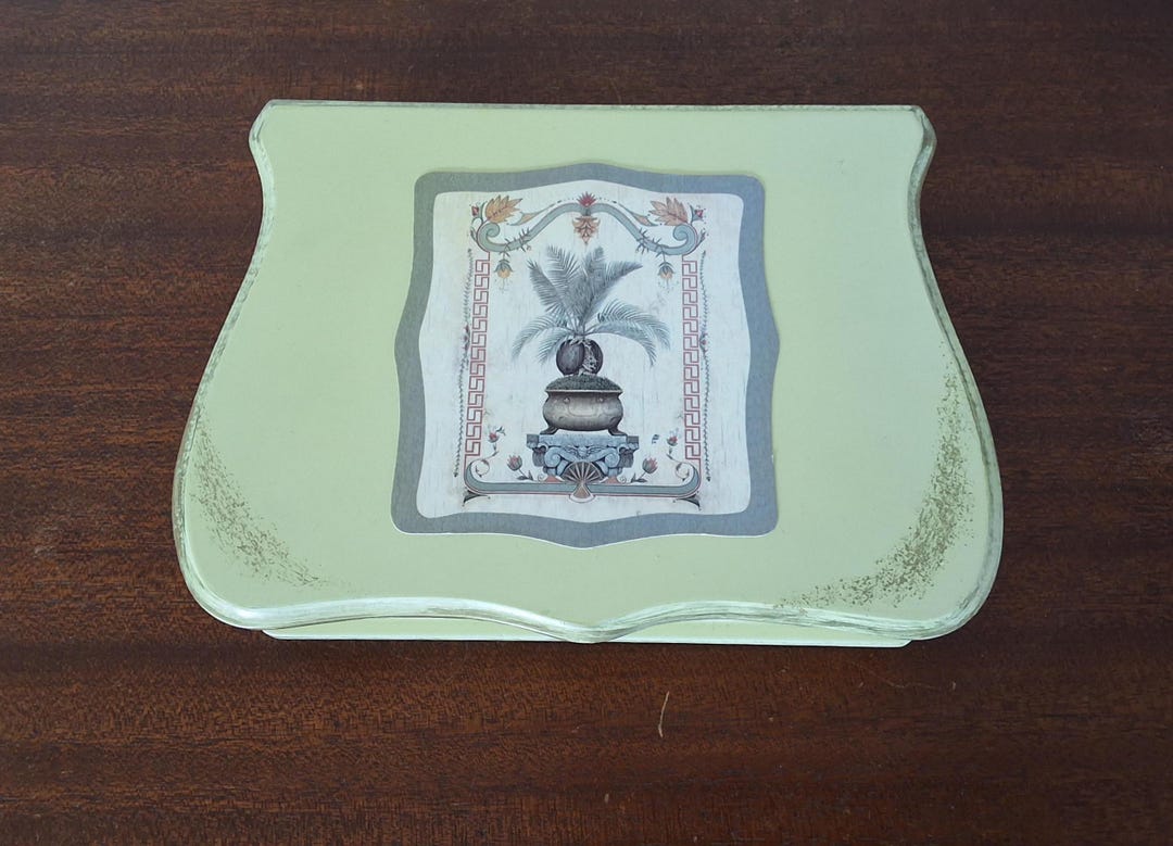 Vintage James Wiens Note Card Set & Wooden Box - 16 Envelopes/cards - 2 ...