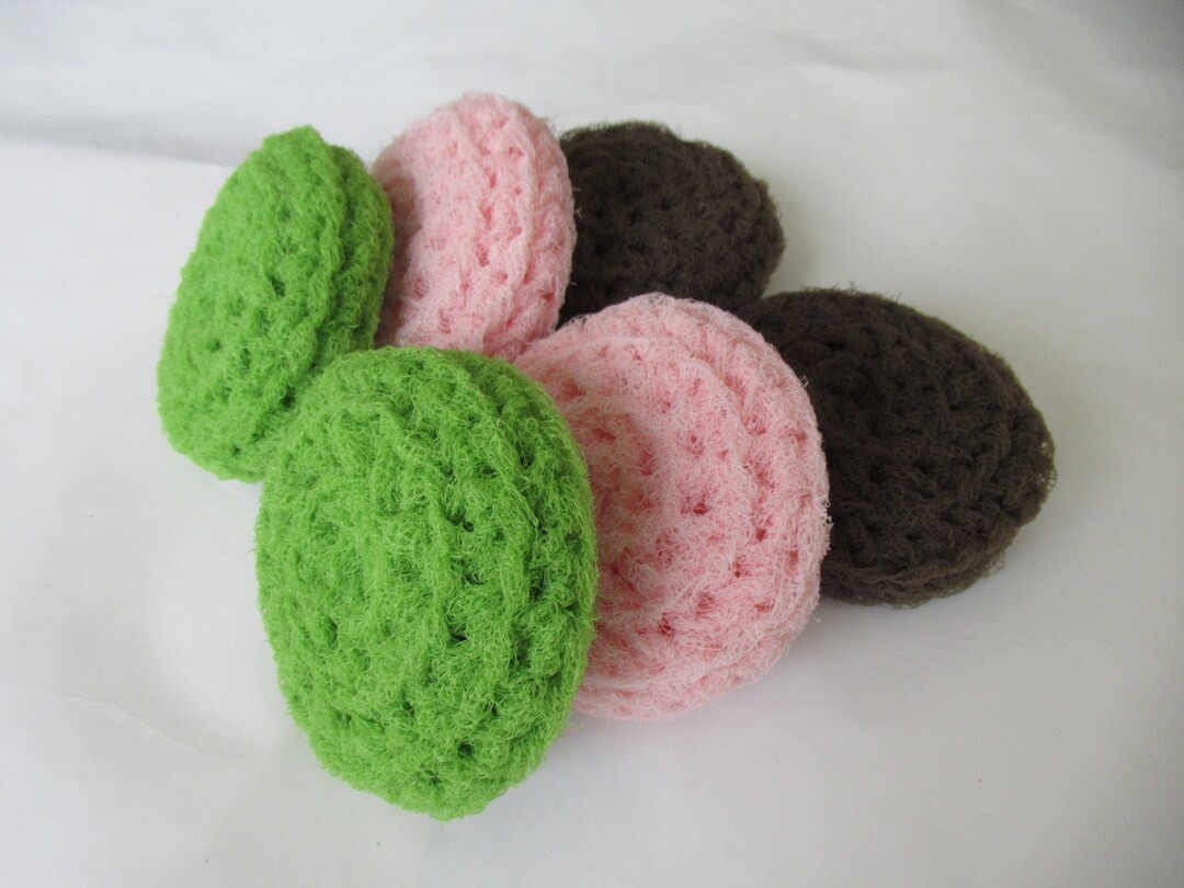Pot Scrubbers, Dish Scrubbies, Nylon Scrubby, Crochet Scrubber, Kitchen ...