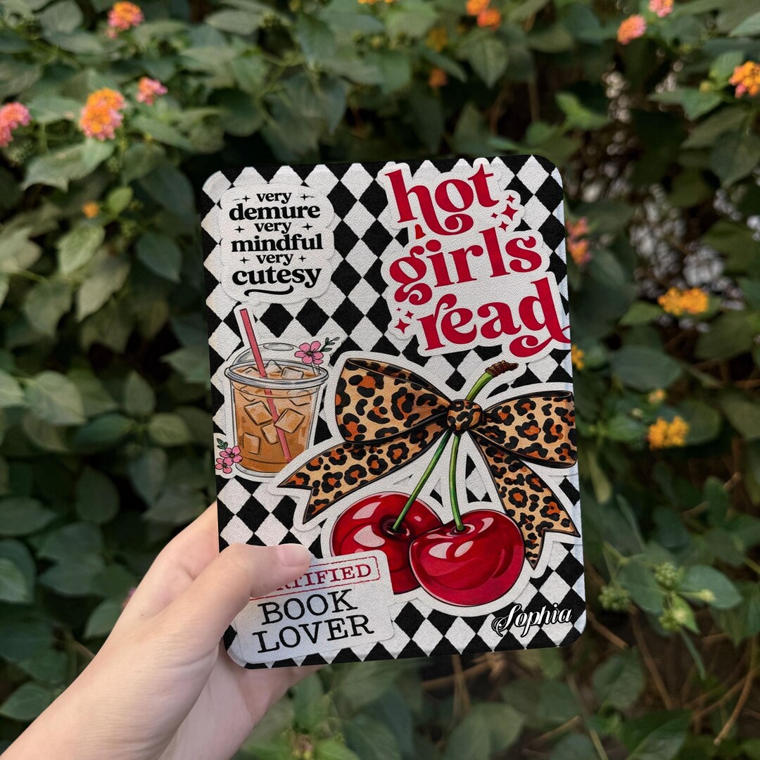 Hot Girls Read Kindle Cover Retro Checkerboard Fits Kindle Paperwhite ...