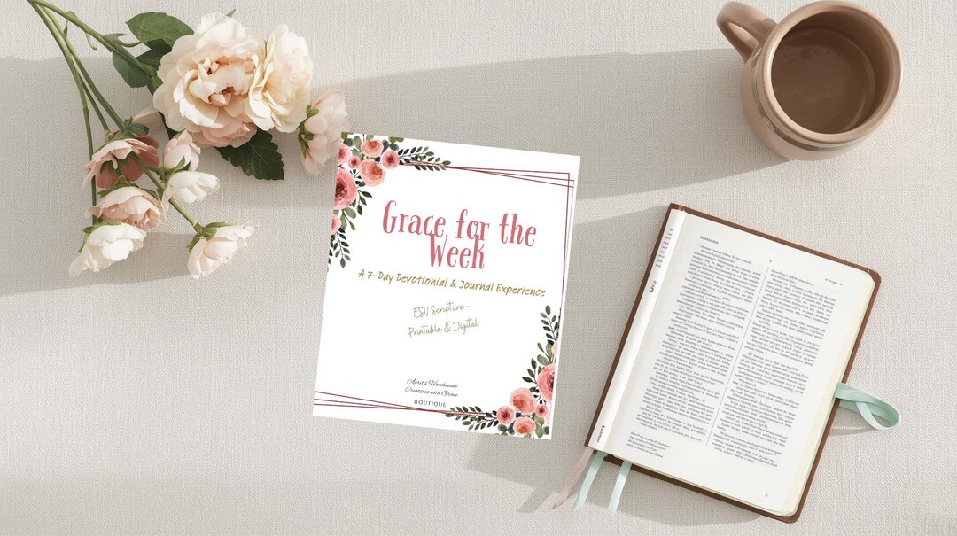Printable Grace for the Week 7 Day Devotional and Journal - Etsy