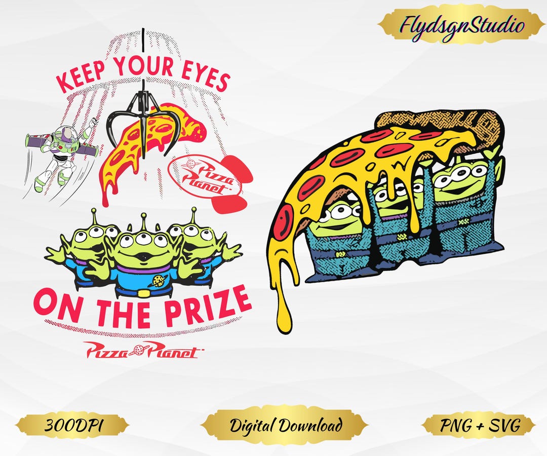 Toy Story Alien PNG: Pizza Planet Bundle (digital Download) - Etsy