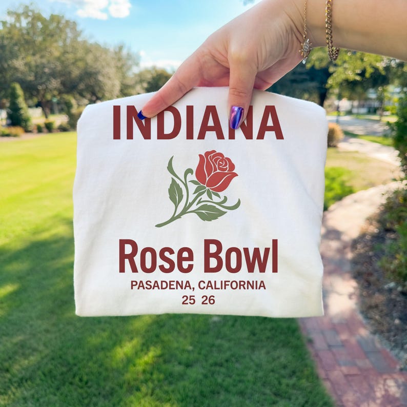 Indiana Rose Bowl 2026 Comfort Colors Shirt, Vintage IU Football Tee ...