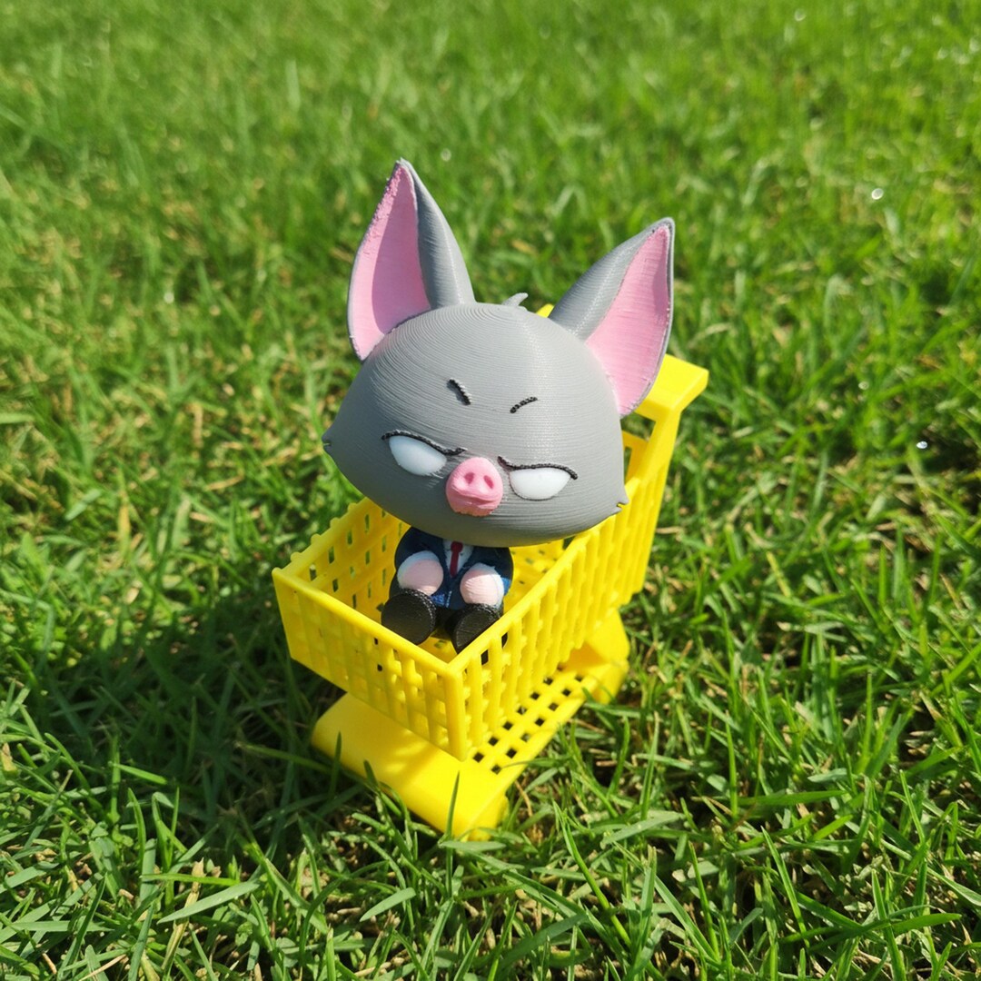 Dispatch Sonar 3D Printed Figure - 7cm Bat Hero Desk Decor - Etsy