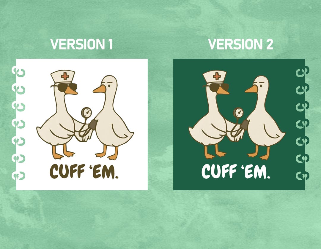 Cuff Em Goose Meme PNG, Funny Goose Police Cartoon Art, Silly Animal ...