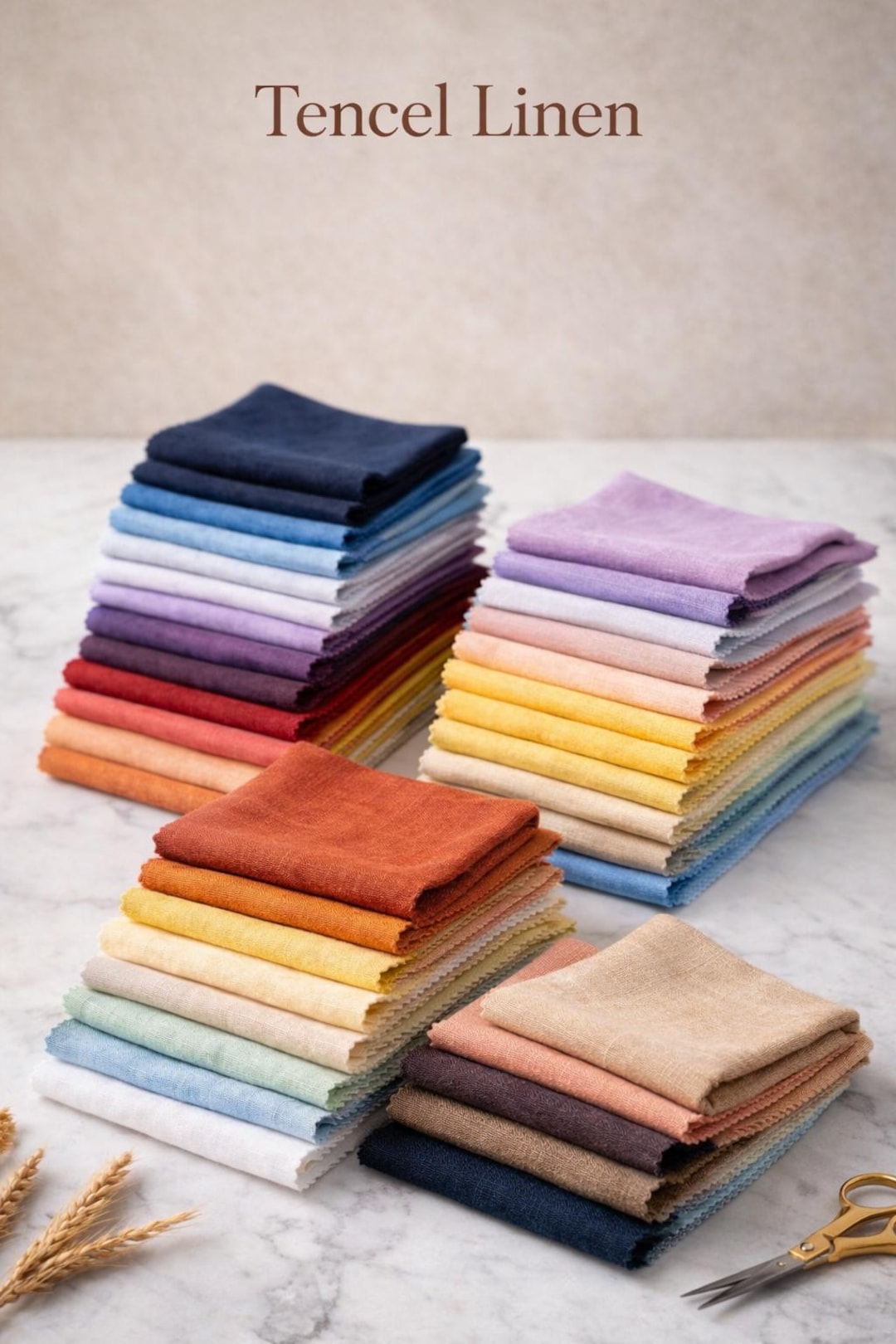 Sandwashed Tencel Linen Fabric | 140gsm Lightweight | Sewing Gift for ...