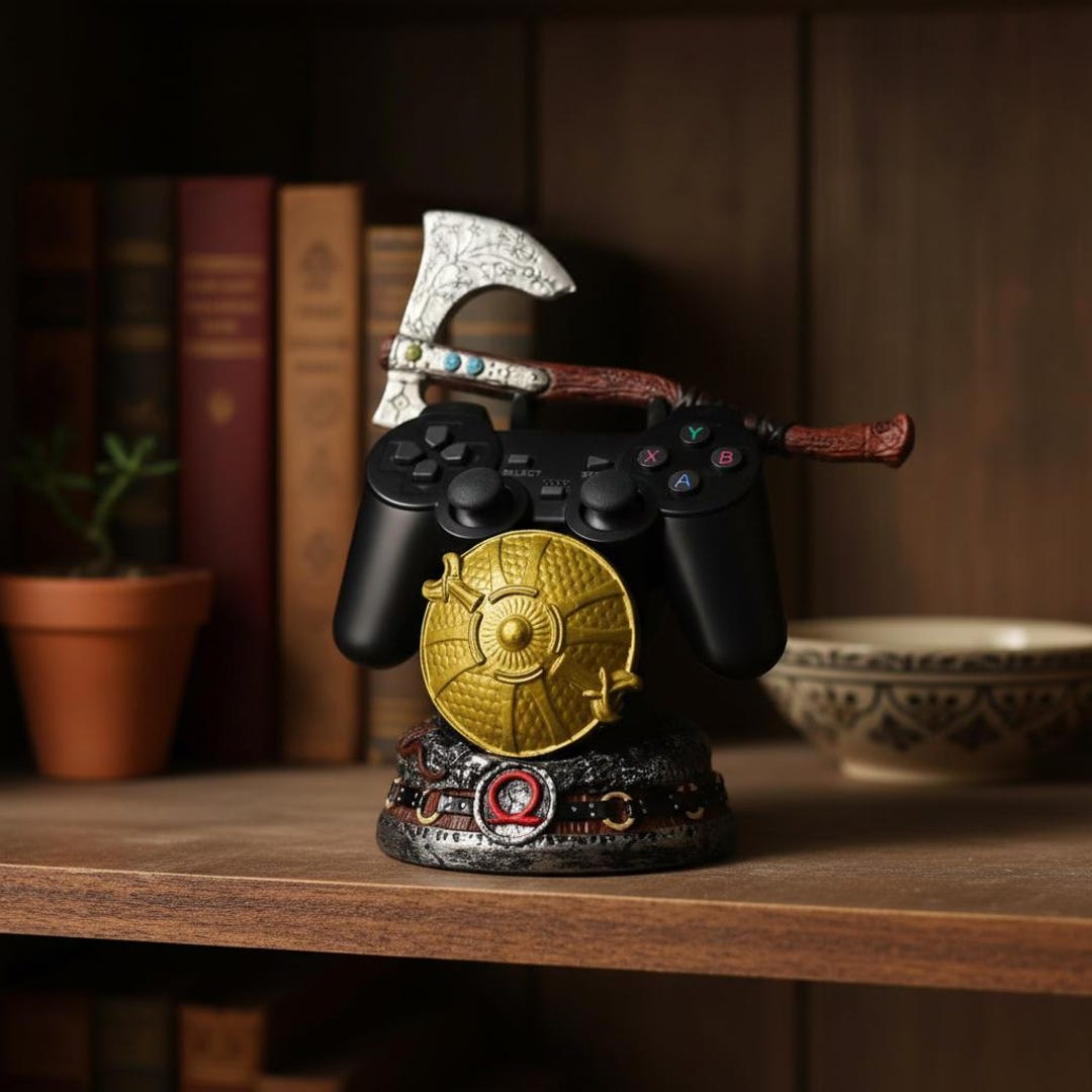 Warrior Throne Game Controller Stand Devil Face Display Holder for ...