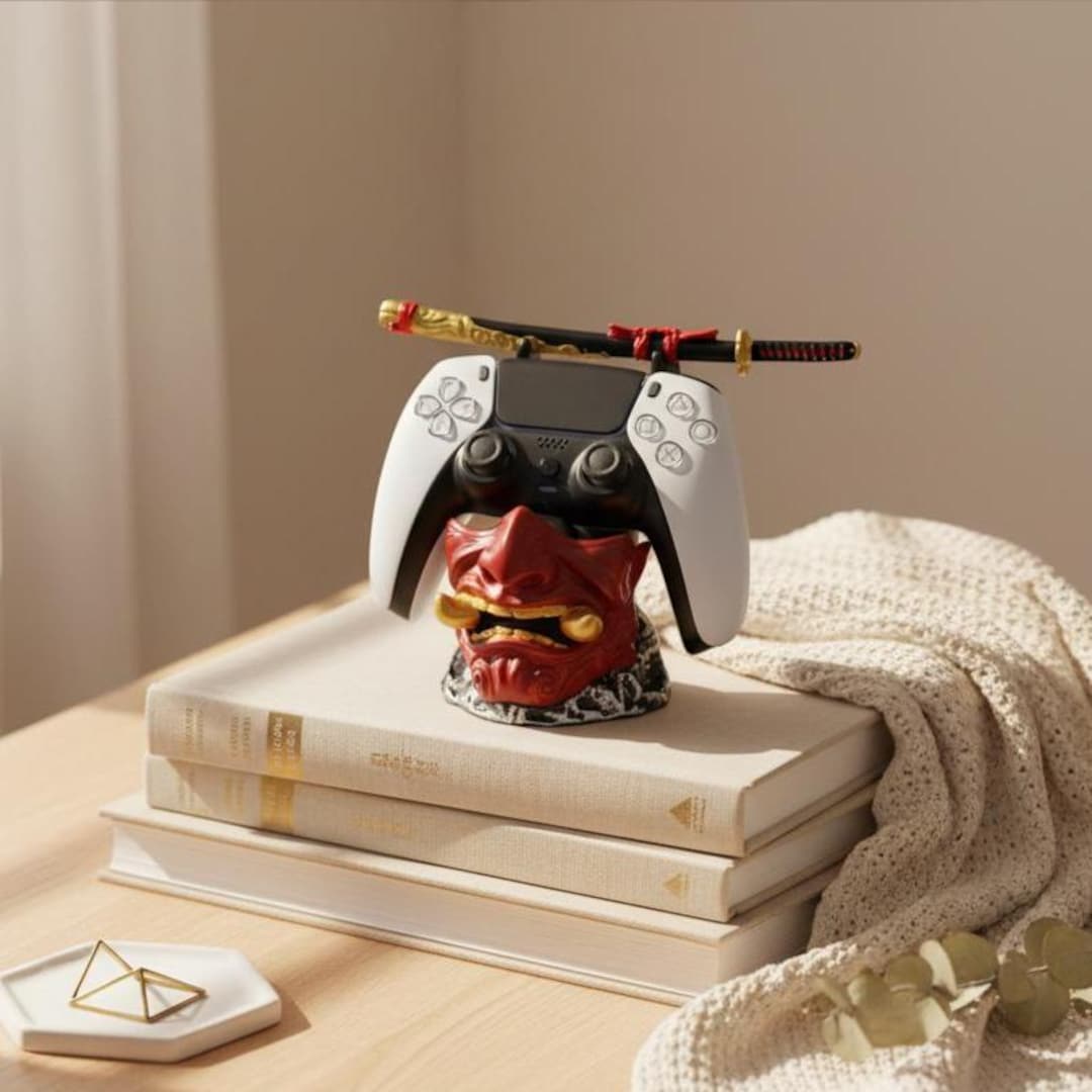 Warrior Throne Game Controller Stand Devil Face Display Holder for ...