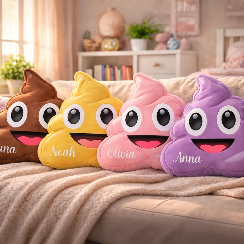 Personalized Emoji Pillow - Etsy