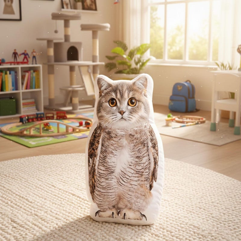 Meowl Plush - Etsy