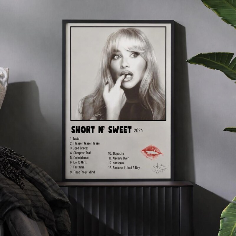 Sabrina Carpenter Short N Sweet Poster - Etsy