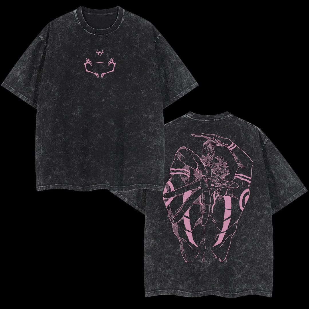 Retro Limited Vintage Ryomen Sukuna Signature Jujutsu Kaisen Anime ...
