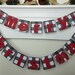 Buffalo Plaid Merry Christmas Banner, Red and Black Christmas Decor ...