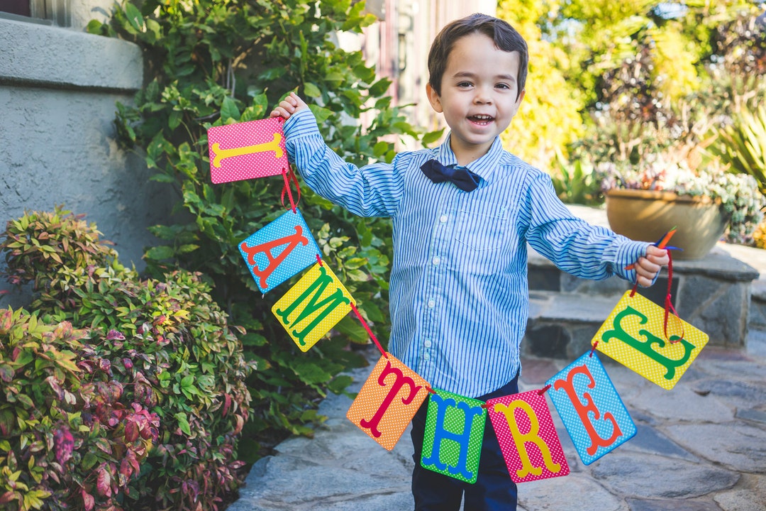 Happy Birthday Banner I Am One Banner Custom Birthday - Etsy