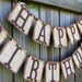 Happy Birthday Burlap Banner Rustic Birthday Banner Adult