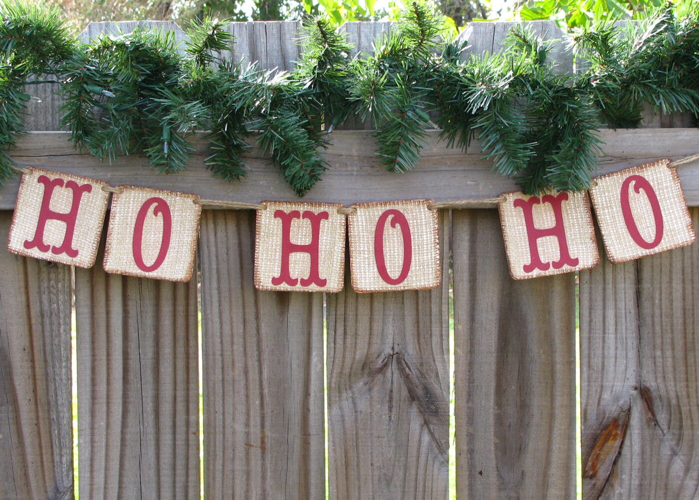 Ho Ho Ho Sign Christmas Banner Christmas Decor Christmas | Etsy