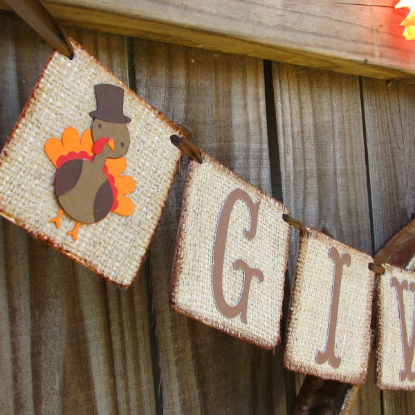 Burlap Garland - Etsy