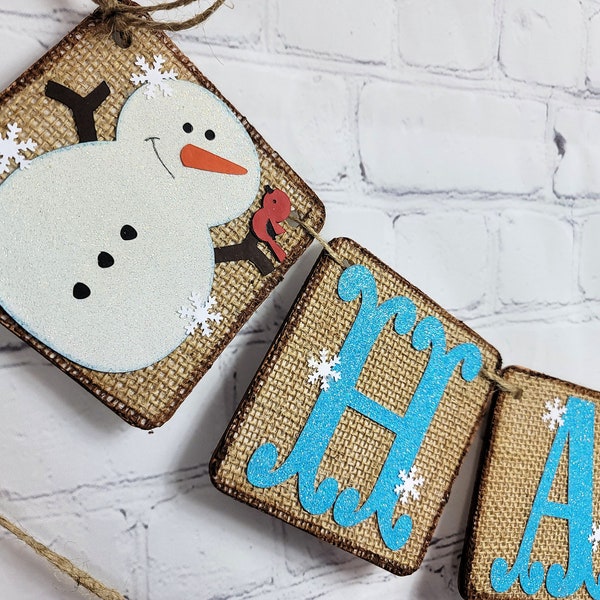 Snowman Banner - Etsy
