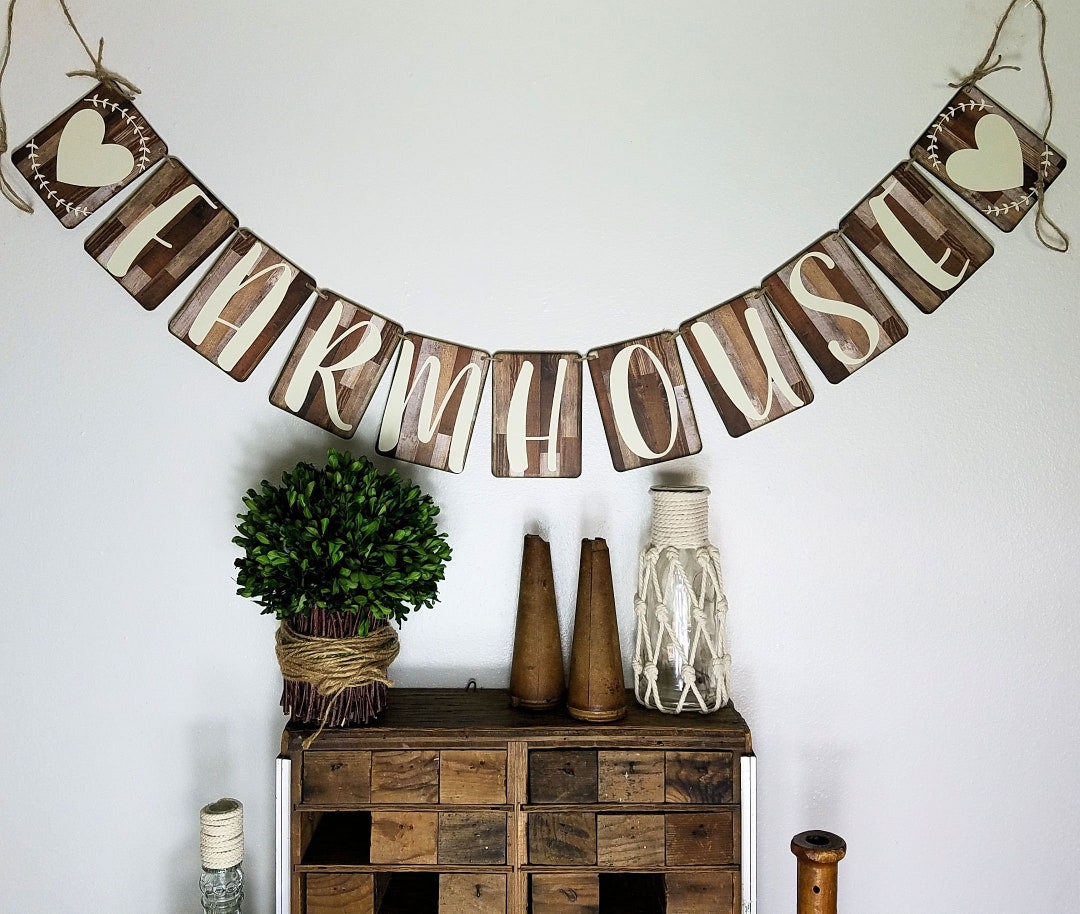 Farmhouse Banner, Farmhouse Design Decor, Everyday Banner, Year Round ...