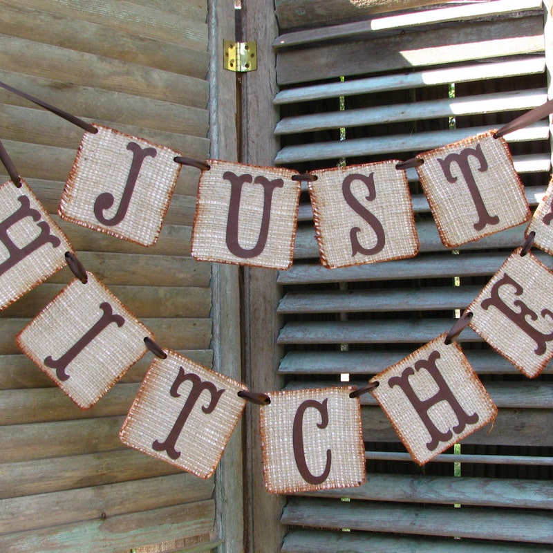 Burlap Wedding Signs - Etsy