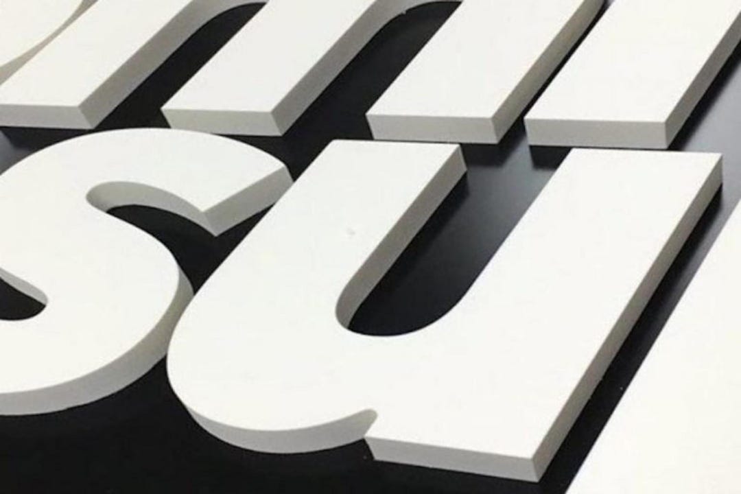PVC Letters, Signs, 15mm, Black or White - Etsy