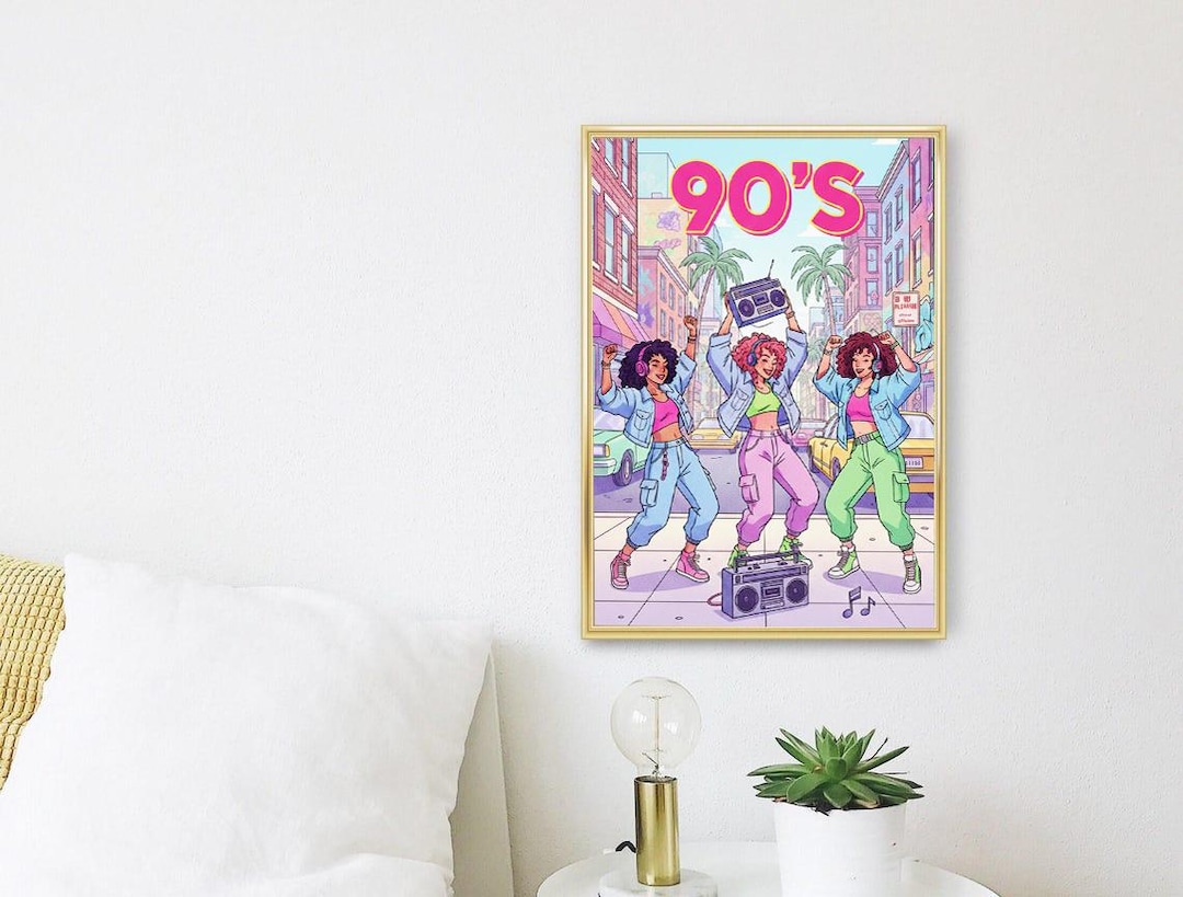 90s Poster | 90s Wall Art, 90s Vibes Poster, Retro 90s Poster, 90s Pop ...
