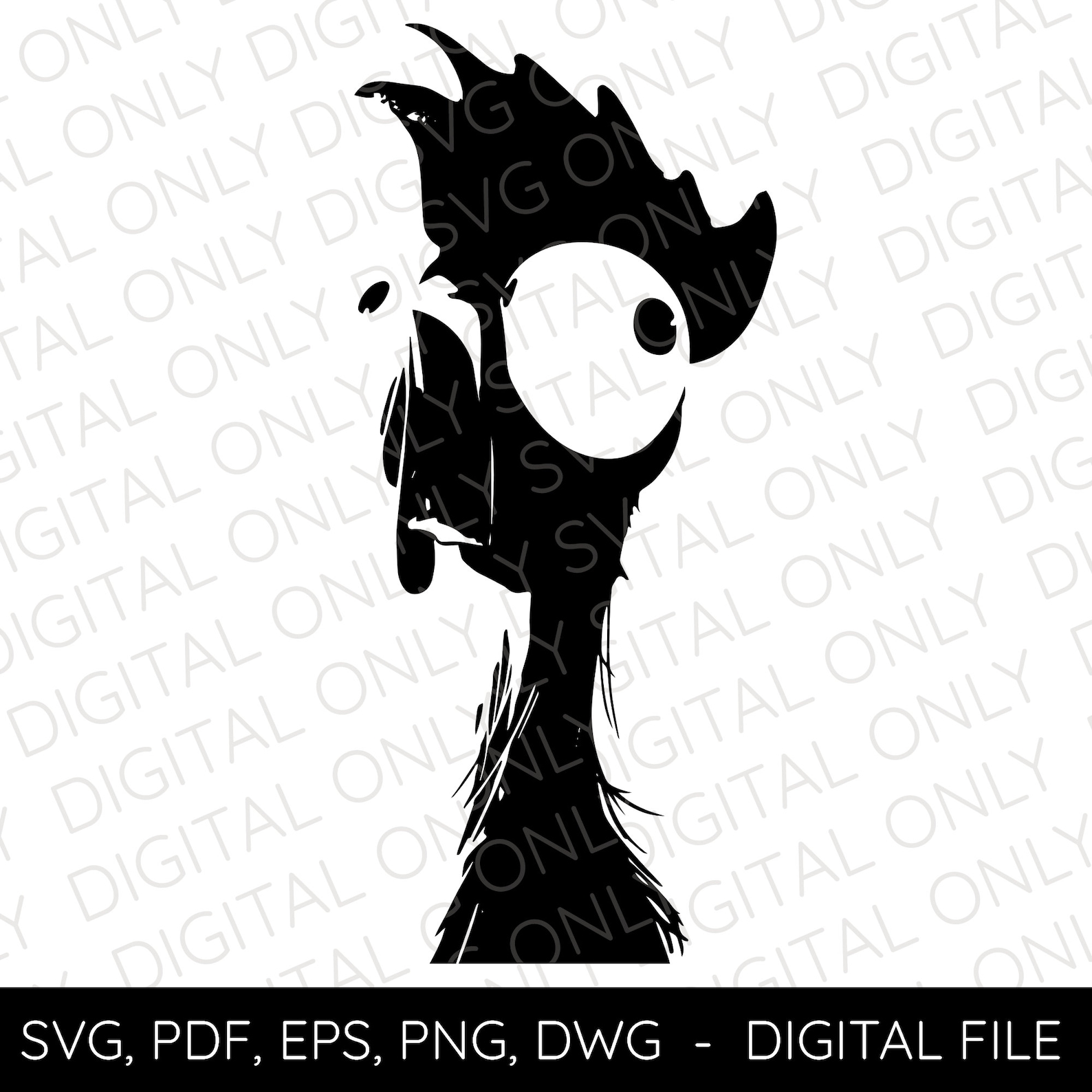 Screaming Chicken Hei Hei Svg, Eps, Png, Pdf, Dwg for Cricut, Cut File ...