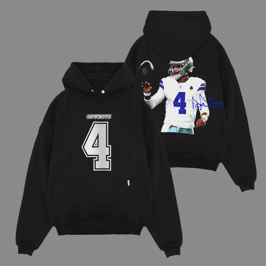 Dak Prescott 4 Shirt, Cowboys Game Day Sweatshirt, Gift for Football ...