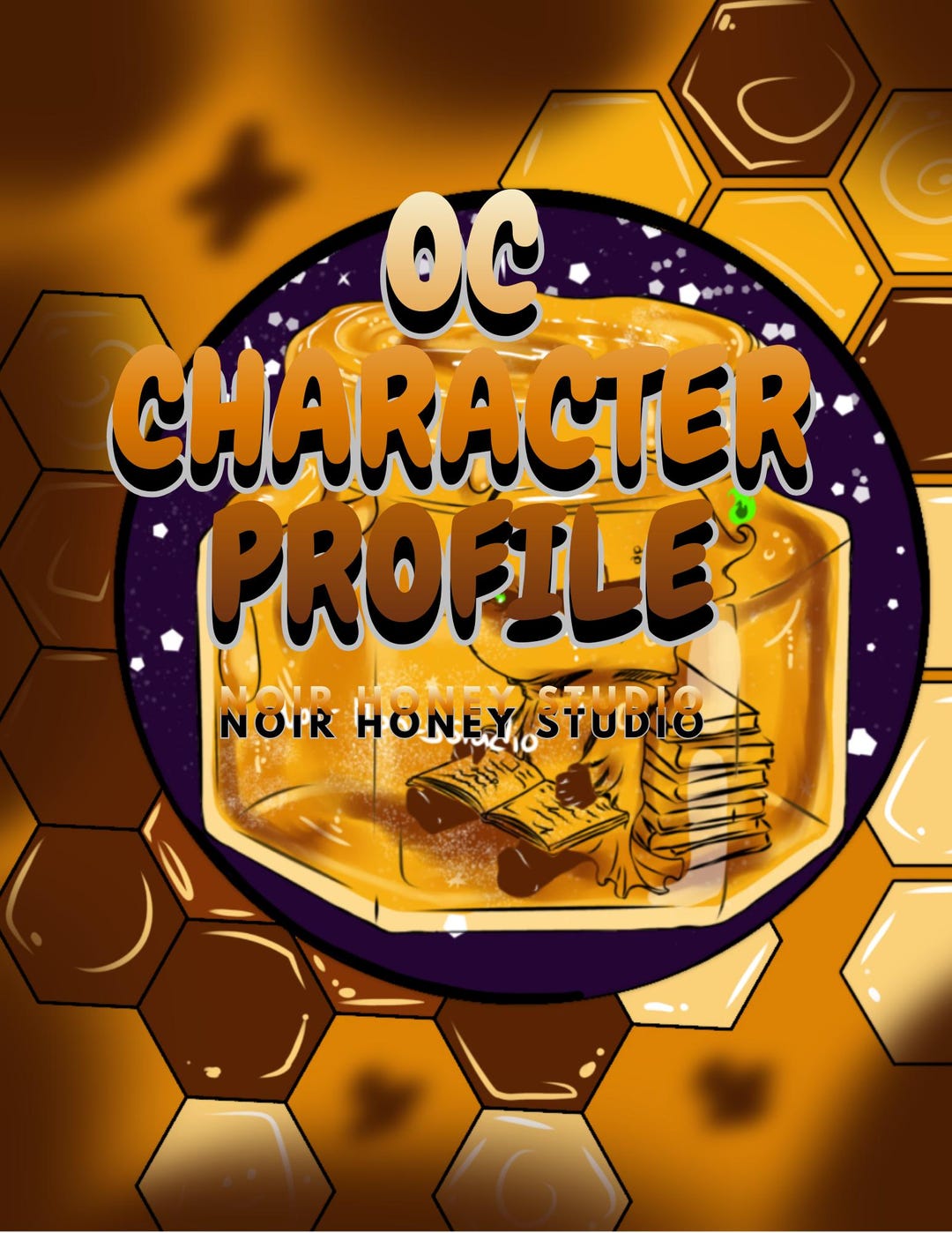 OC Character Profile Template (printable) | Character Sheet for Writers ...