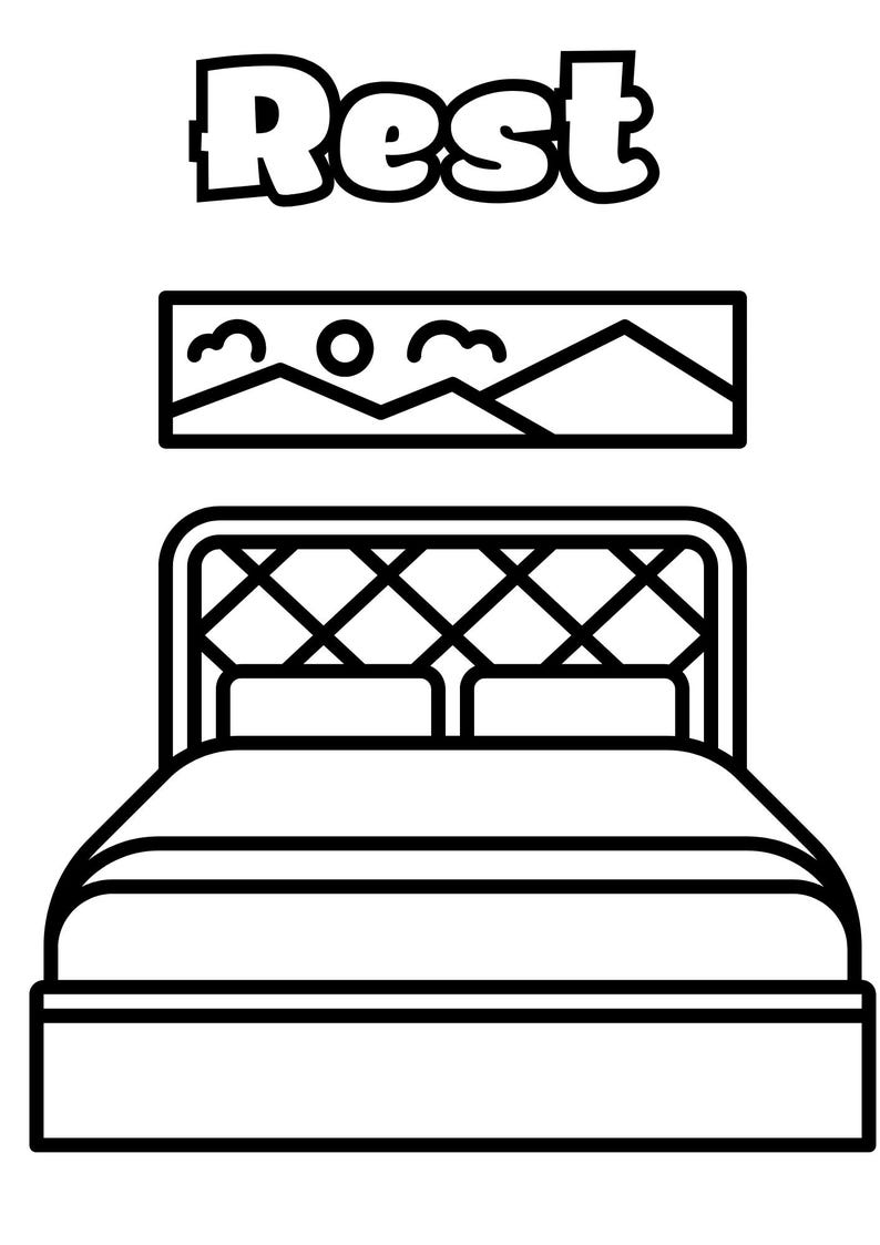 Mindfulness Coloring Pages | Relax, Rest, Recharge (PDF) - Etsy