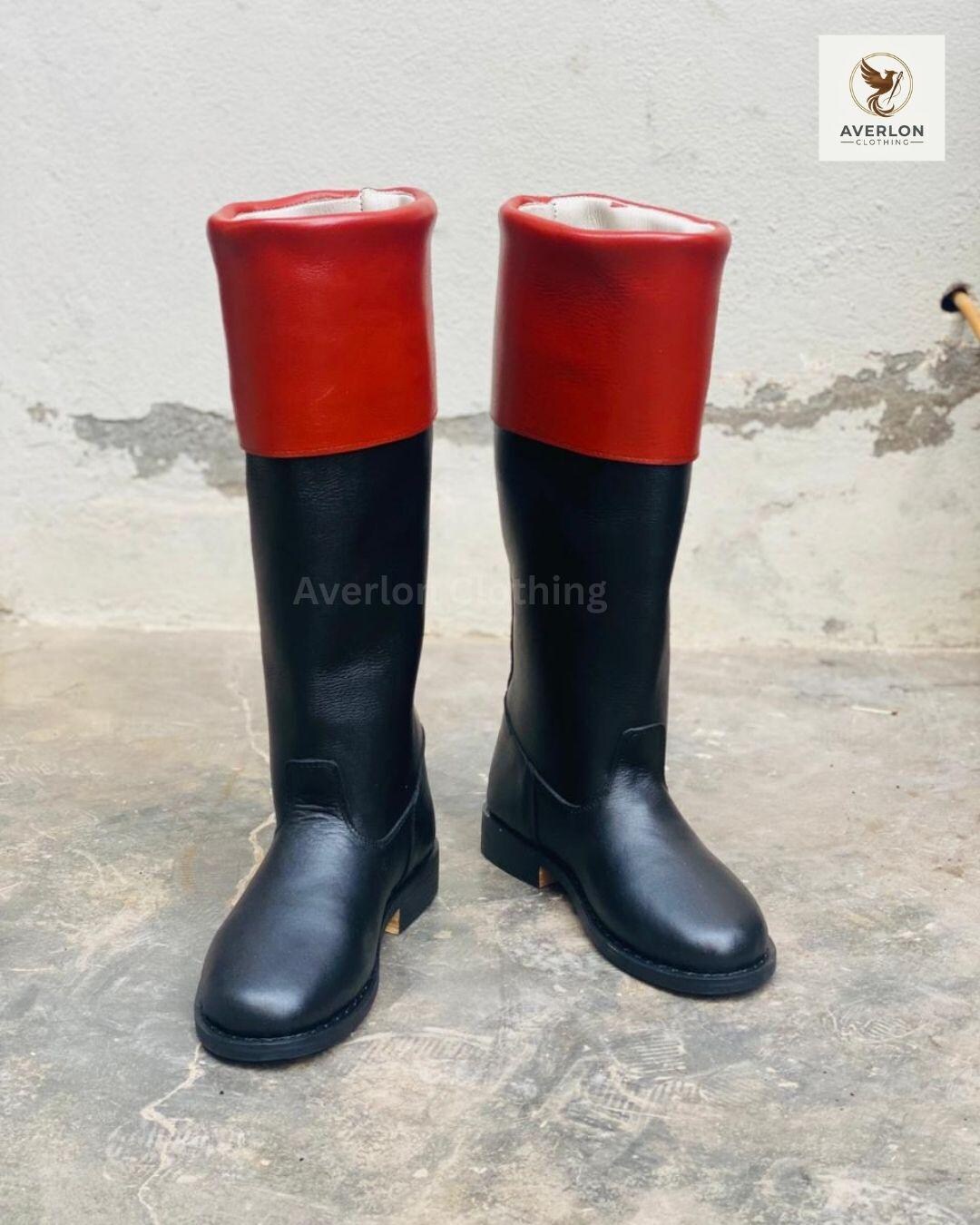 Handmade Colonial Riding Boots - Revolutionary War Style Leather ...