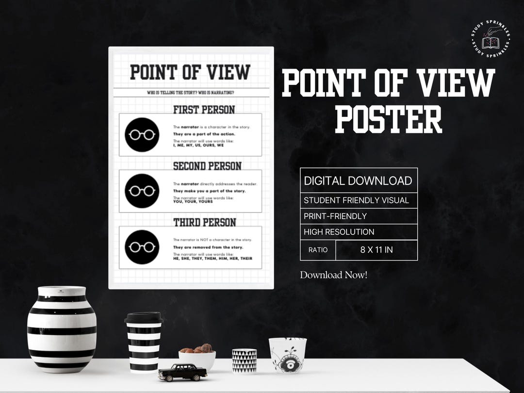 Point of View ELA Poster | Classroom Anchor Chart (digital Download) - Etsy