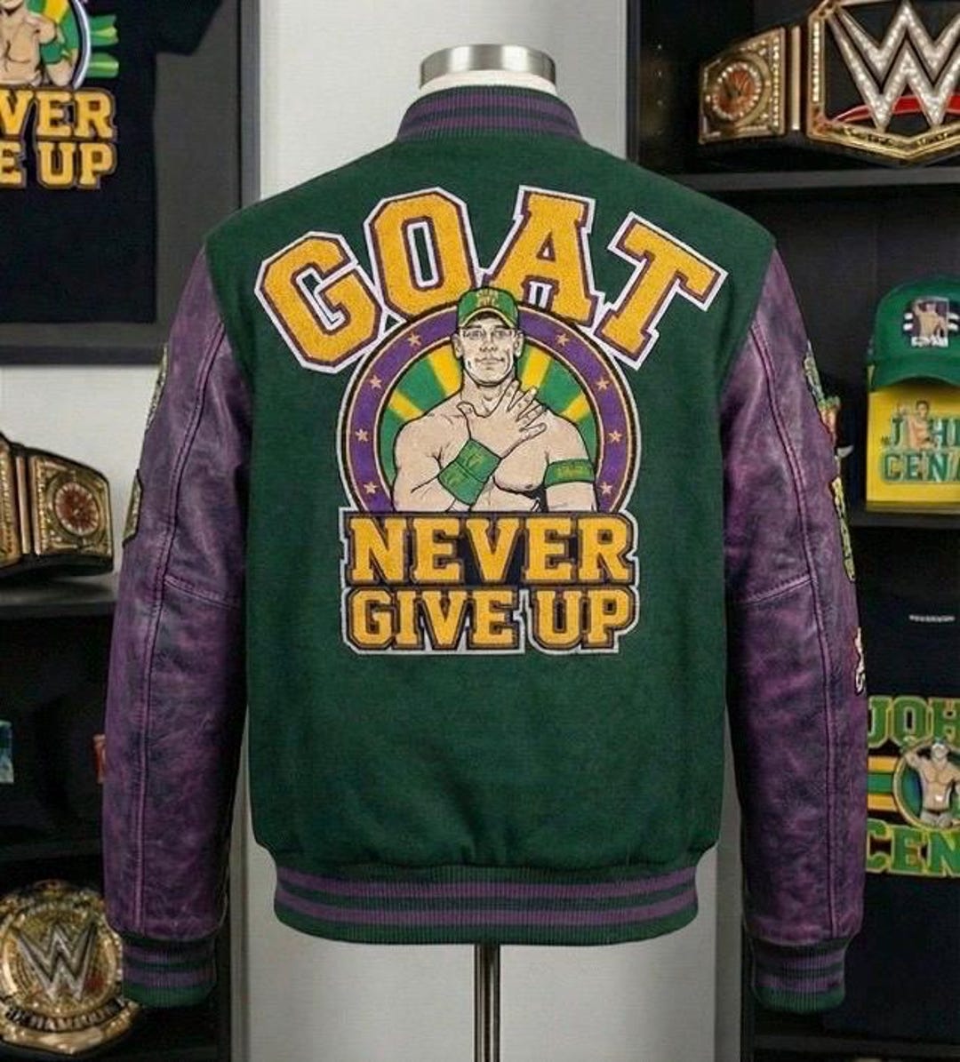 John Cena GOAT Varsity Jacket - Etsy