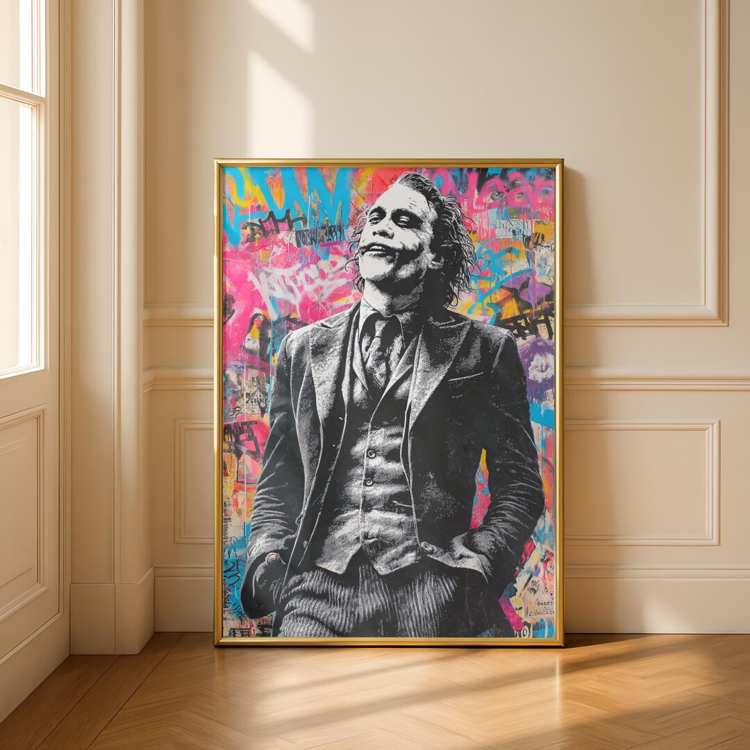 Why so Serious - Wall Art | the Joker Art Work | Neo-noir Style Design ...