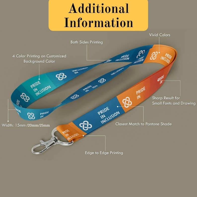Custom Lanyards With Logo – Personalized Printed ID Lanyards for ...