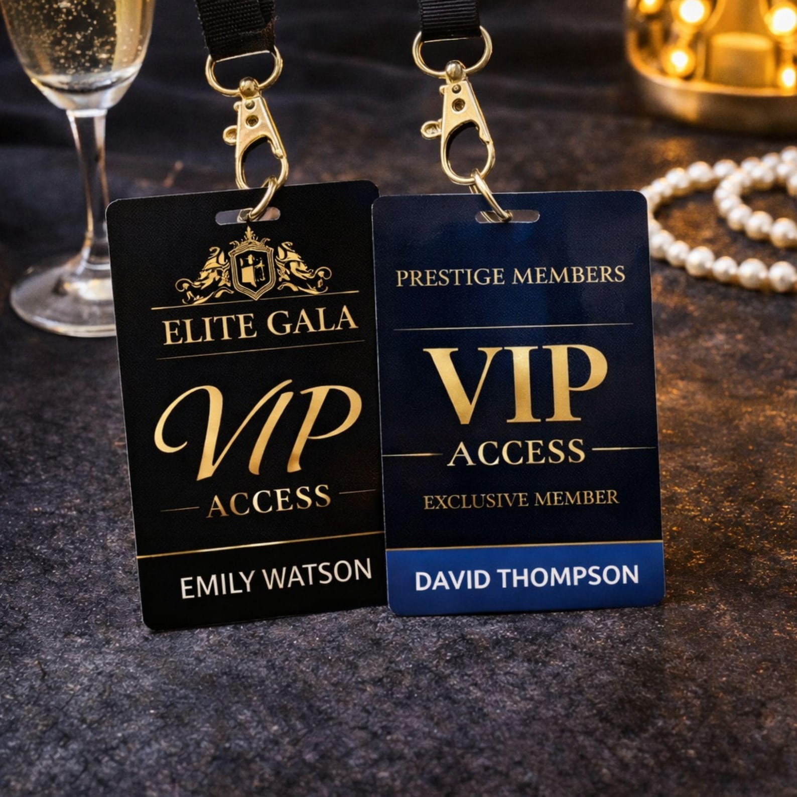 Custom PVC VIP & Backstage Pass Cards, Collectible Event ID Badges for ...