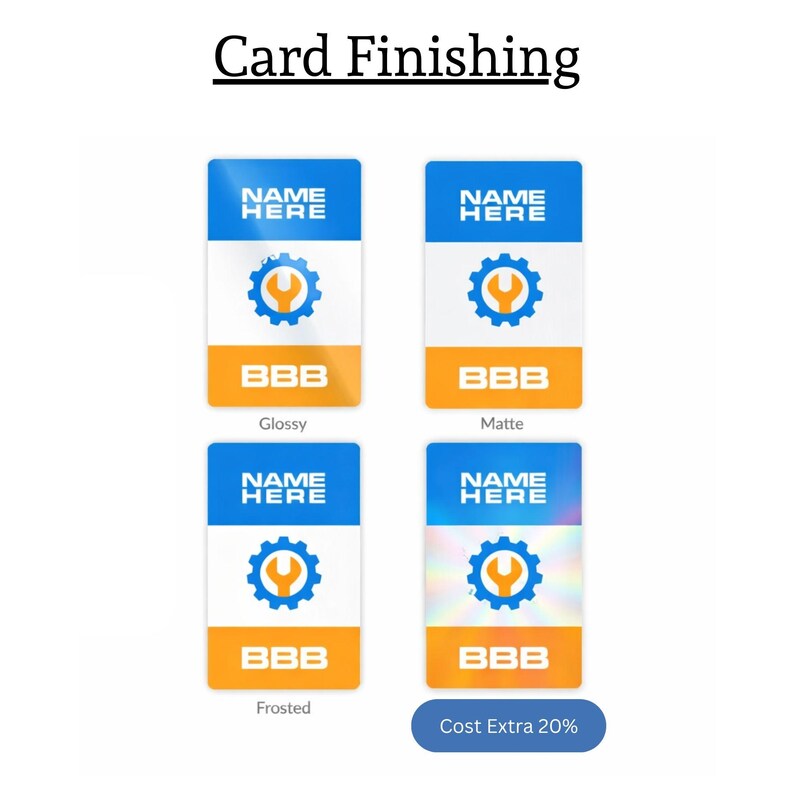 Custom ID Badge With Name and Logo | Personalized Plastic PVC ID Card ...