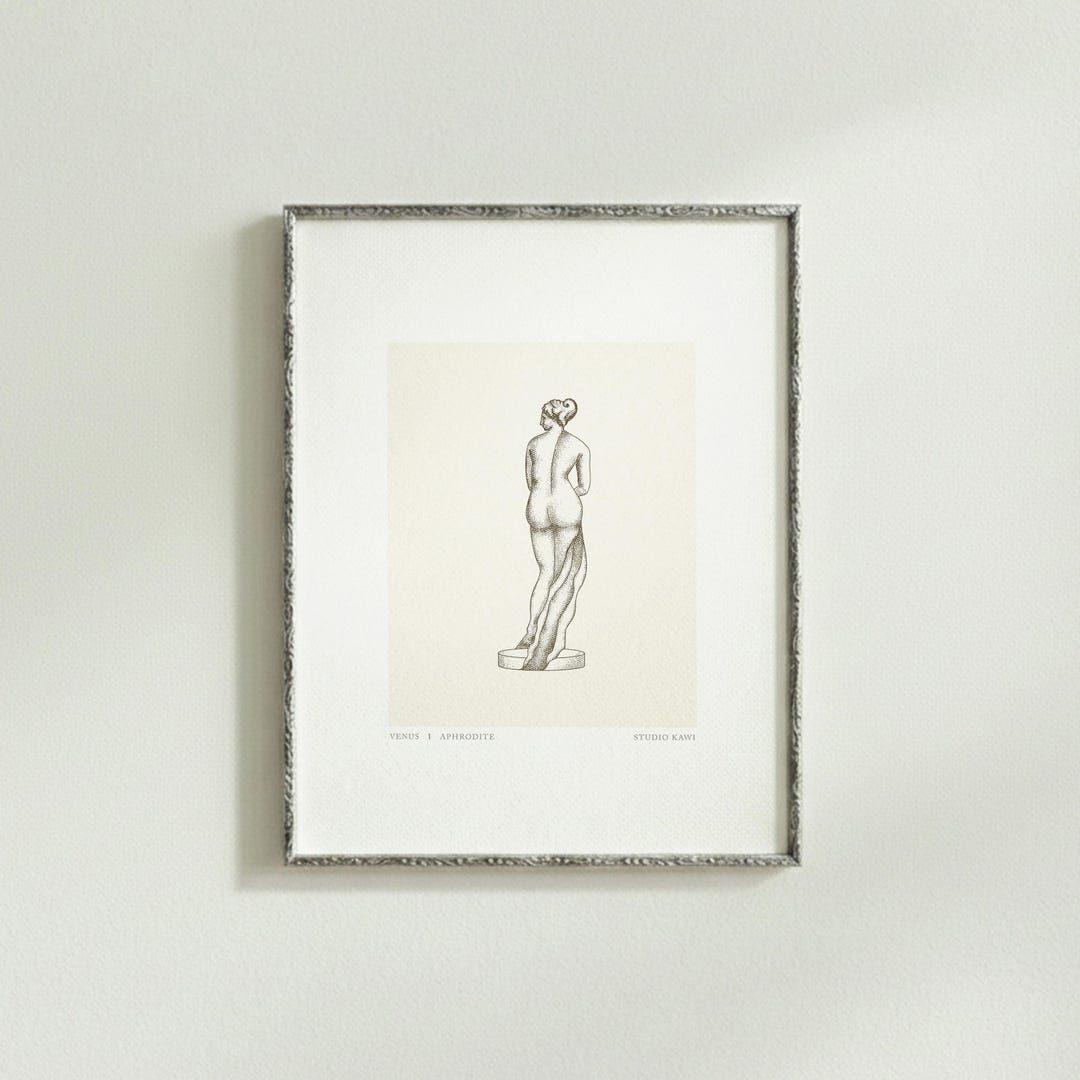 Venus Line Art Print – Minimalist Goddess Drawing – Digital Download - Etsy