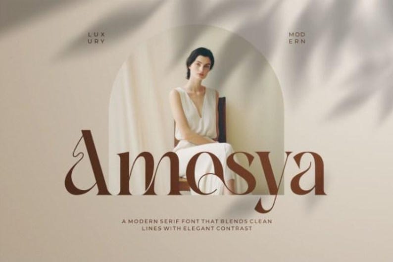 20 Serif Font Bundle - Modern Serif Fonts, Elegant Branding Fonts, Logo ...