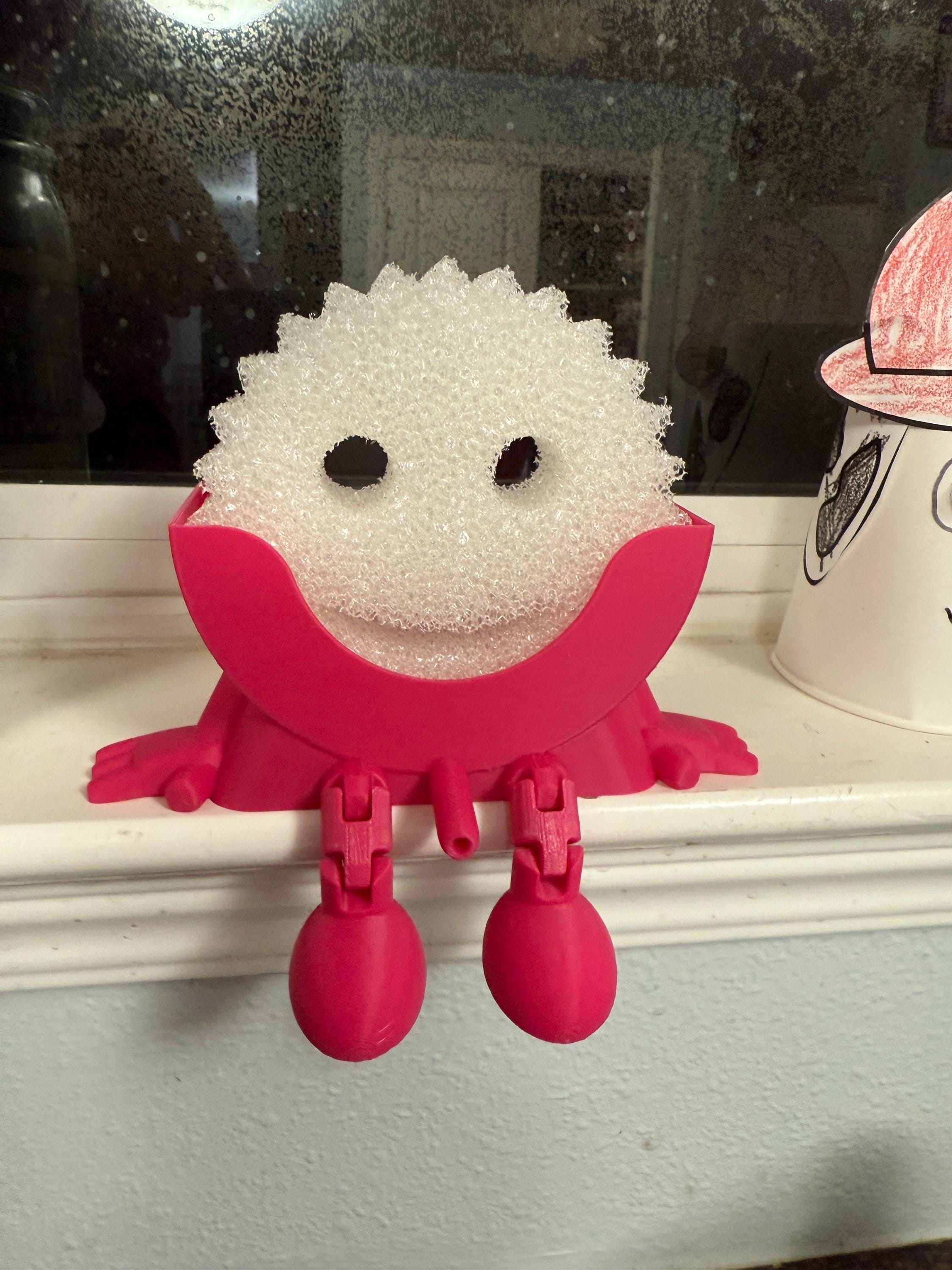 Cute 3D Printed Scrub Daddy Sponge Holder – Sink Buddy - Etsy