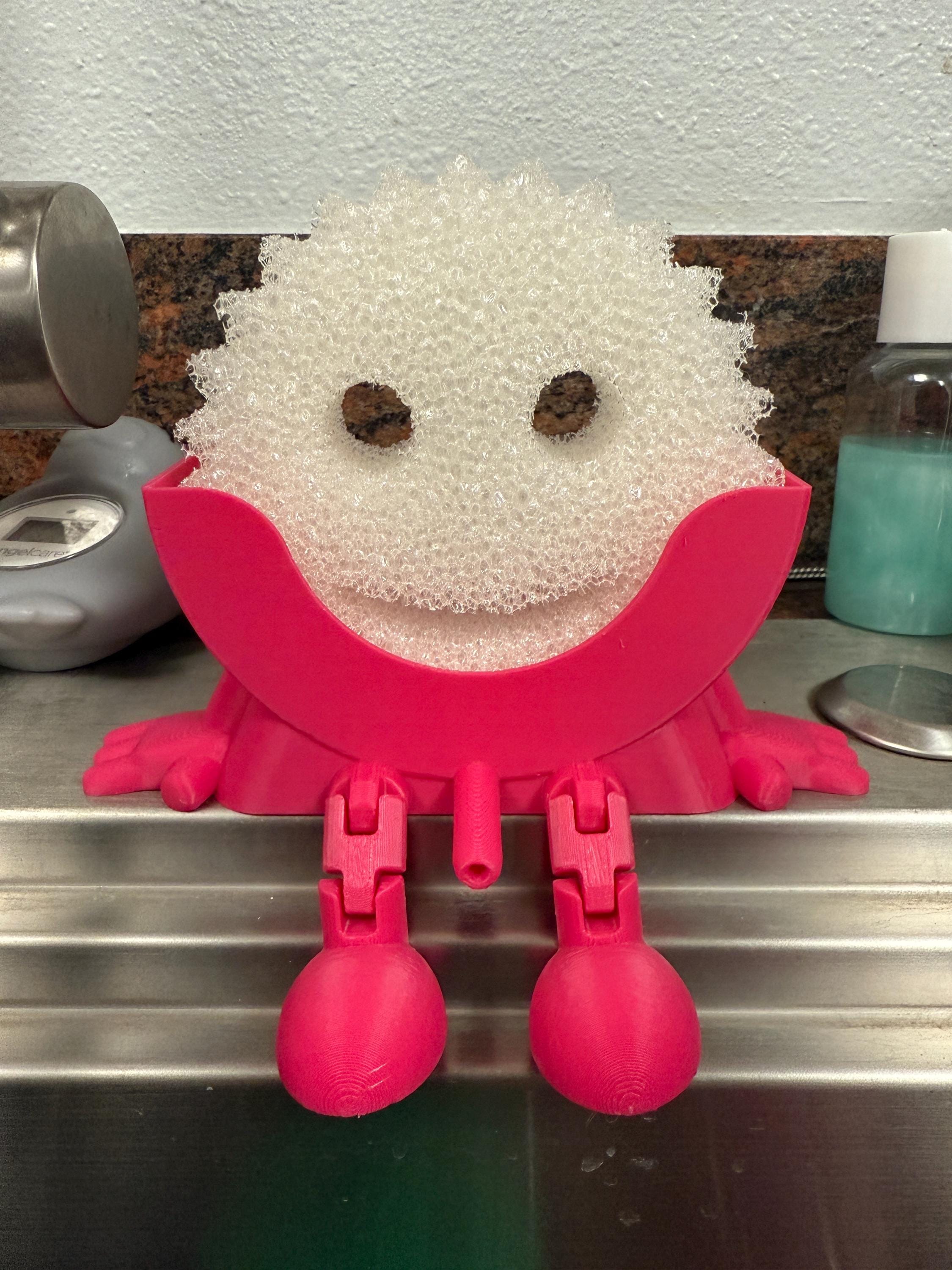 Cute 3D Printed Scrub Daddy Sponge Holder – Sink Buddy - Etsy