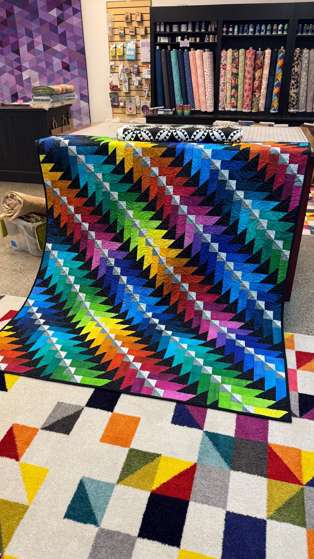 Cascading Colors Quilt Kit - Etsy