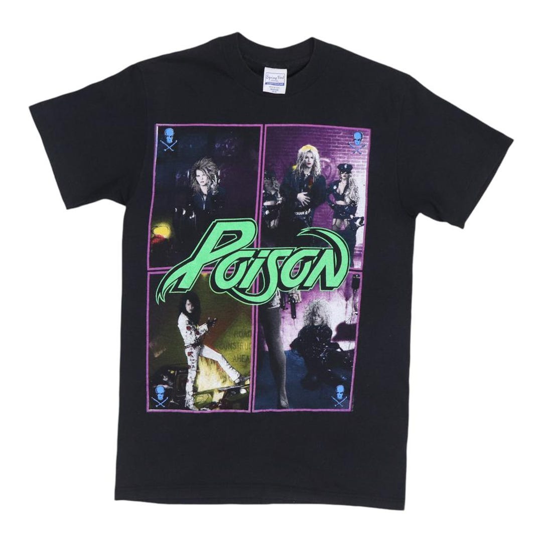 Vintage 1988 Poison Open up and Say Ahhh Tour Shirt - Etsy