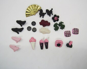 Girly Buttons - Etsy
