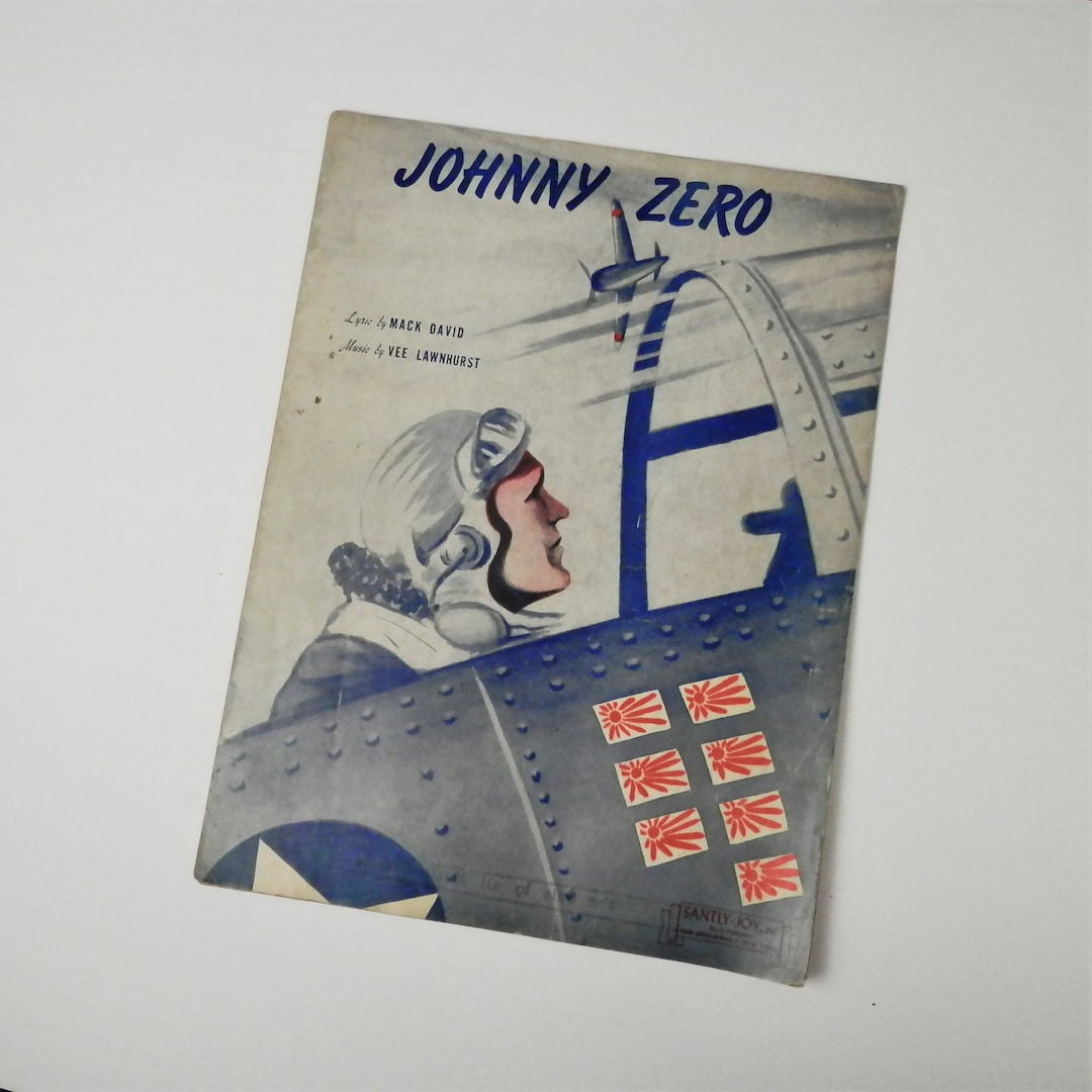 Johnny Zero, Vintage WWII Era Sheet Music for Piano and Voice, 1943 ...